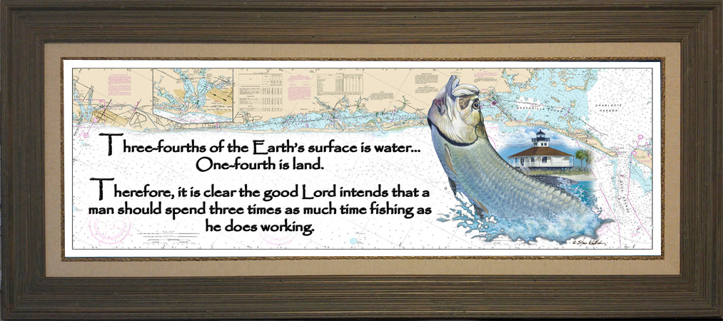 Chart Art | Inspiration Boca Grande | Steve Whitlock Game Fish Art ...