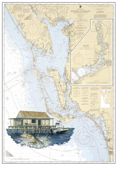 Chart Art | The Shack | Steve Whitlock Game Fish Art – Steve Whitlock ...