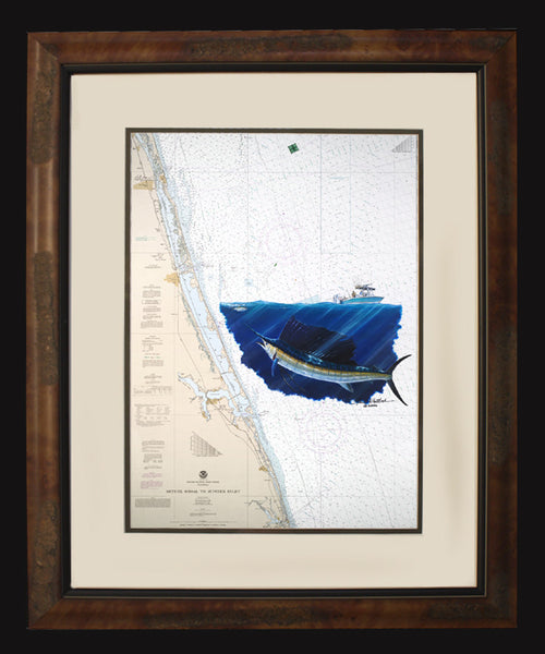 Chart Art | Jupiter Sailfish | Steve Whitlock Game Fish Art – Steve ...