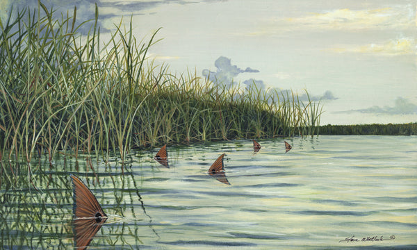 Fine Art | Little Lake Reds | Steve Whitlock Game Fish Art – Steve ...